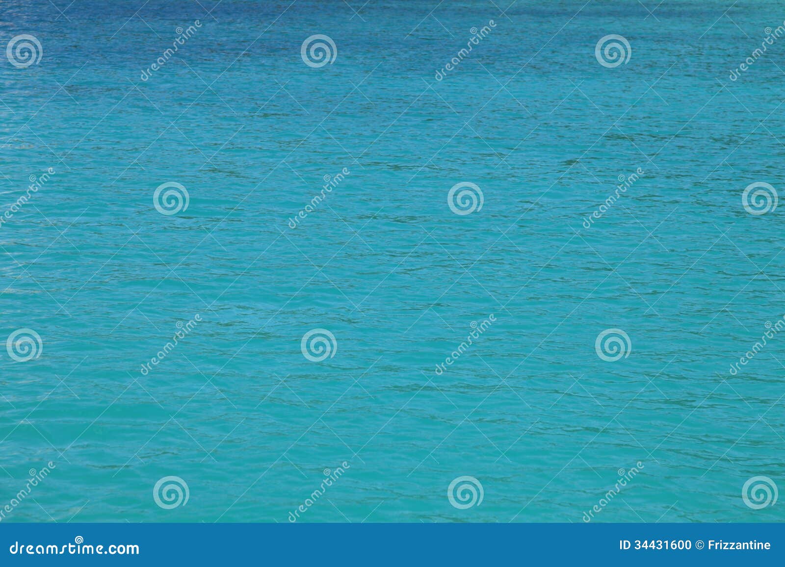 Calm Blue / Turquoise Water Surface for Background - Ocean Stock Photo ...