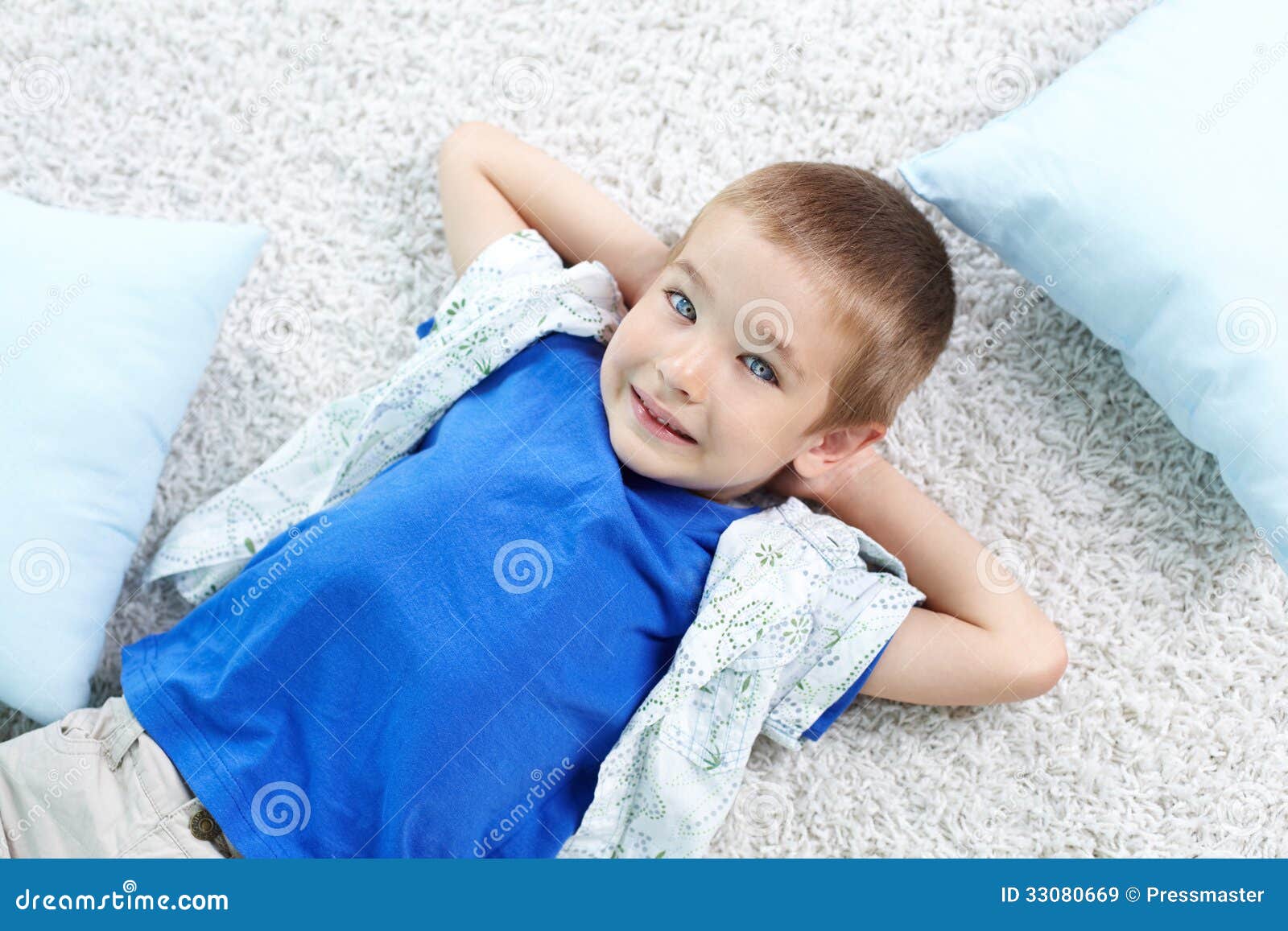 Calm boy stock image. Image of handsome, leisure, happy - 33080669