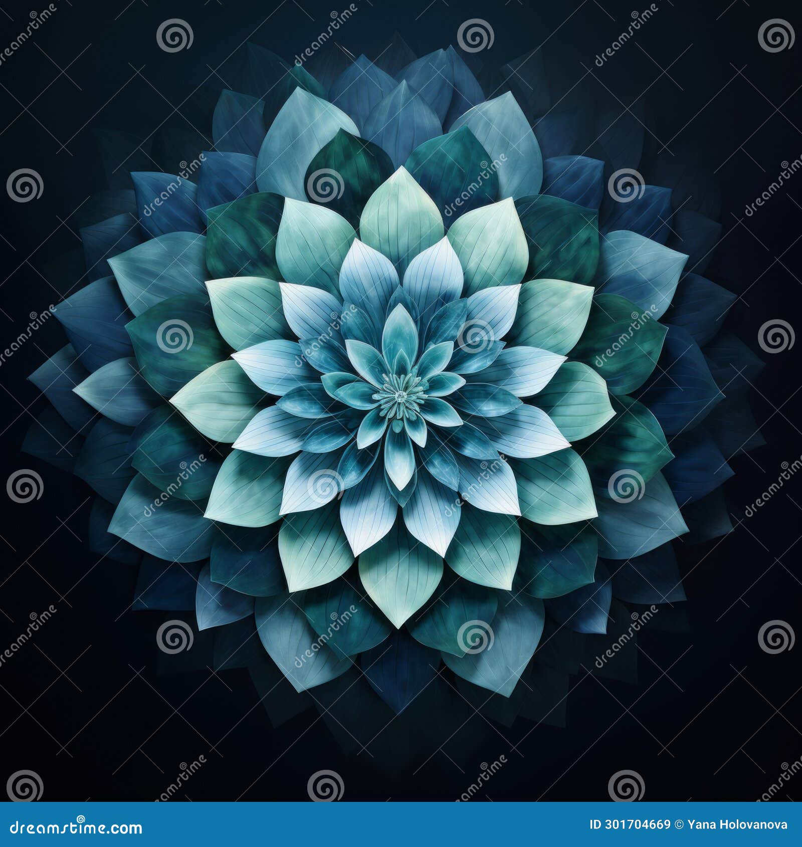 Calm in Chaos, a Mandala with Intertwining Patterns that Convey a Sense ...