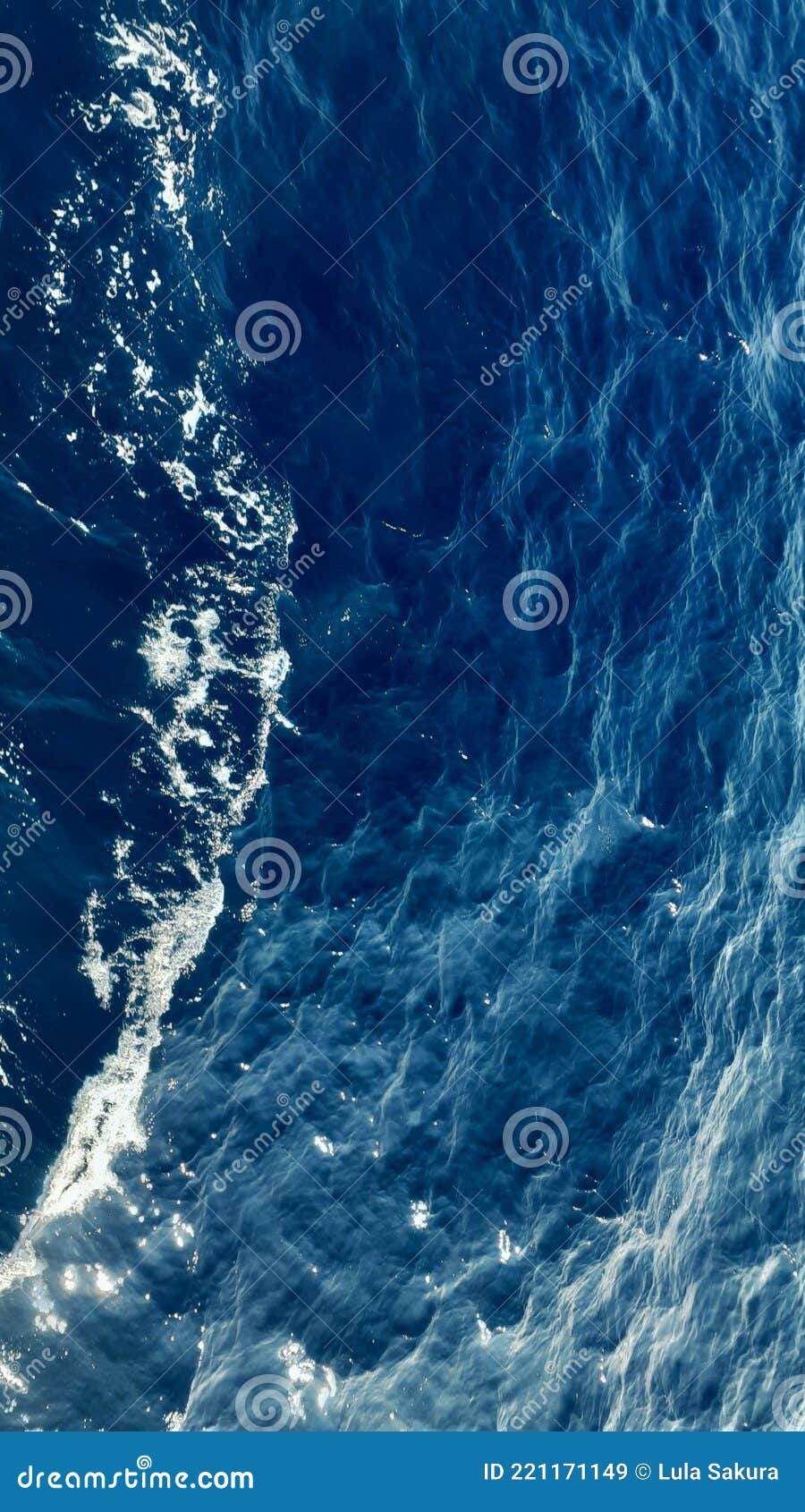 Calm and deep sea waves stock image. Image of water - 221171149
