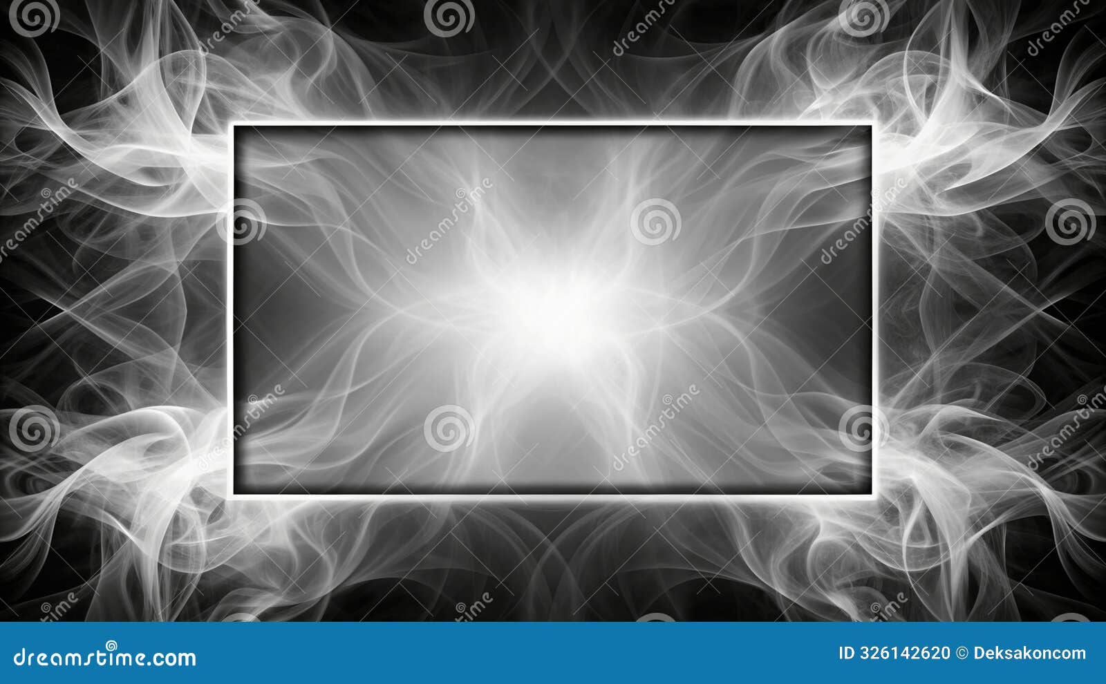 Calm and Efficiency Black and White Abstract Background AI Generative ...