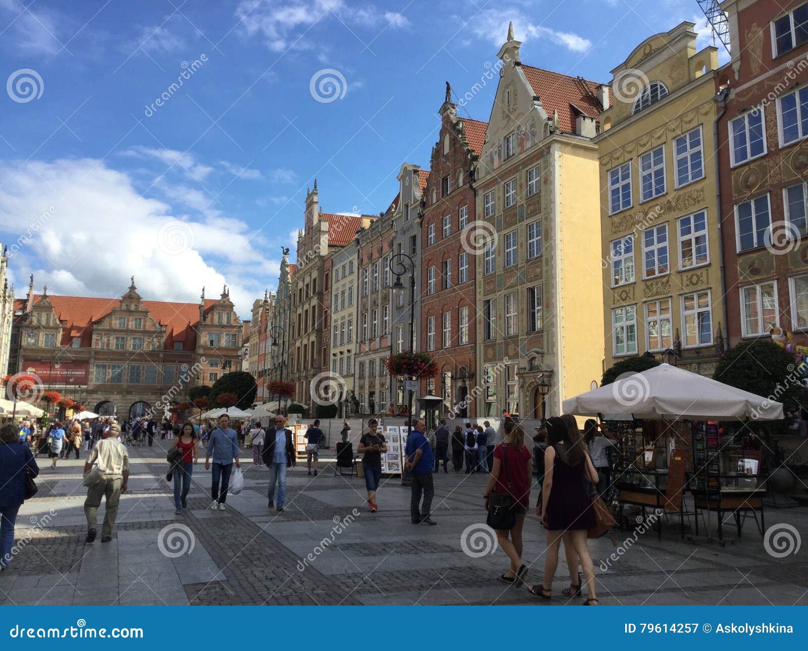Calm European square editorial photography. Image of calm - 79614257