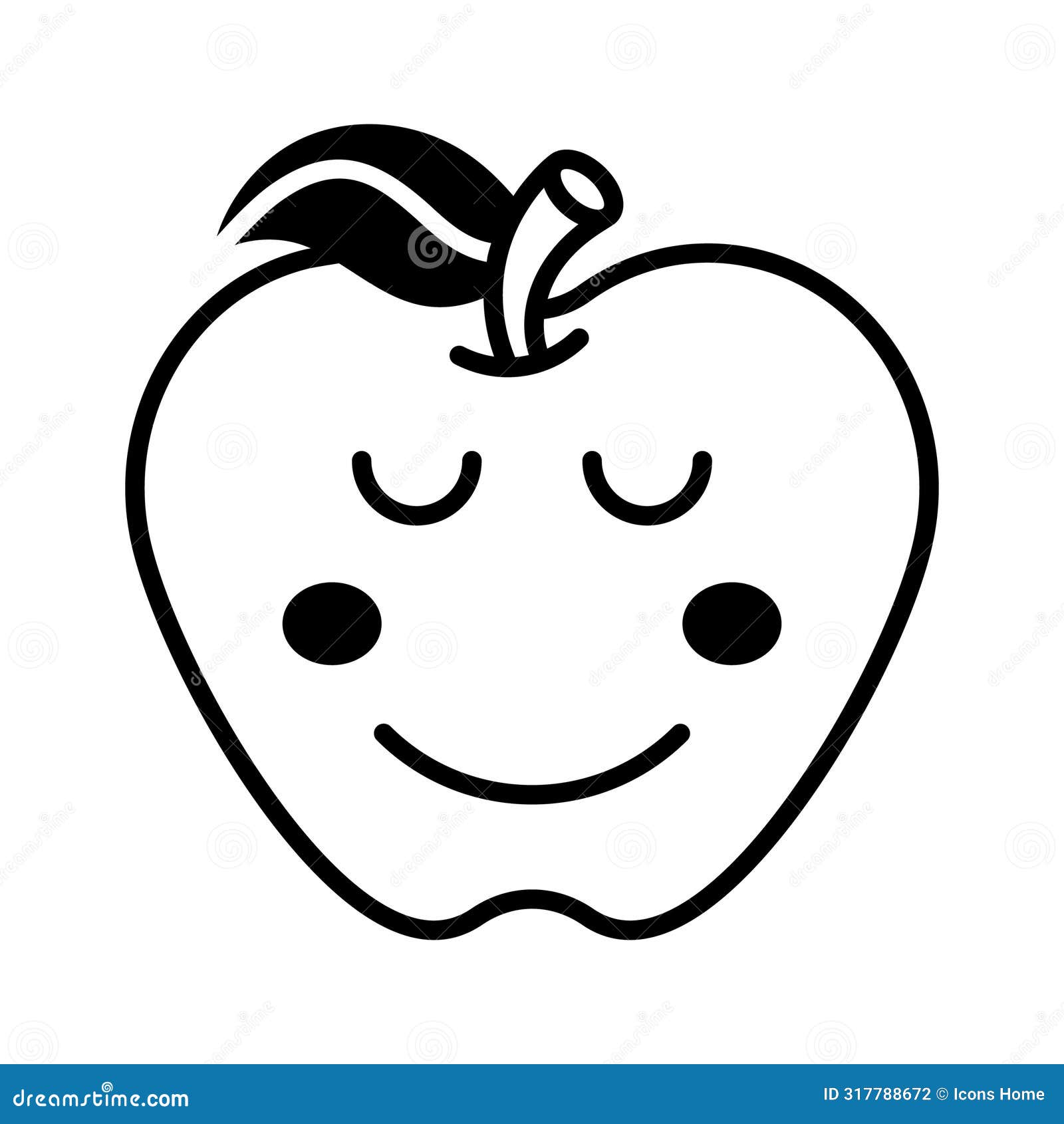 Calm Face Emoji Icon, Proud, Cool Expressions Vector Design Stock ...