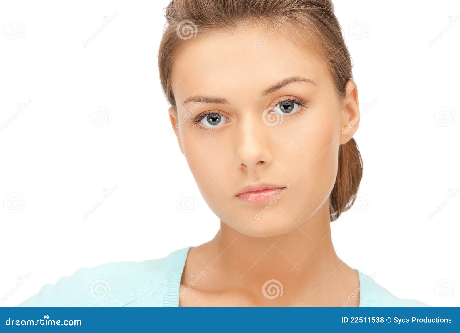 Calm and friendly woman stock photo. Image of nice, business - 22511538