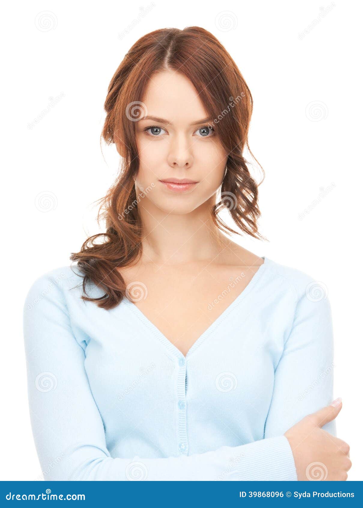 Calm and friendly woman stock photo. Image of model, beautiful - 39868096