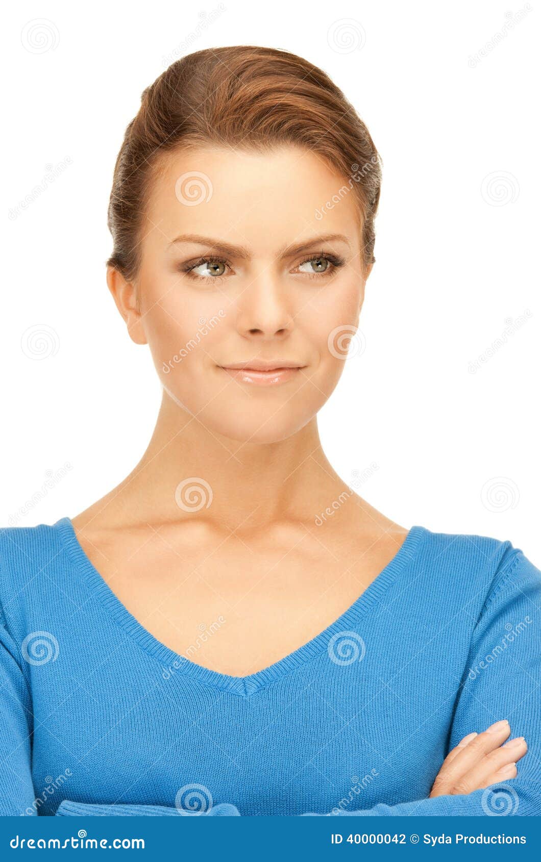 Calm and friendly woman stock photo. Image of business - 40000042