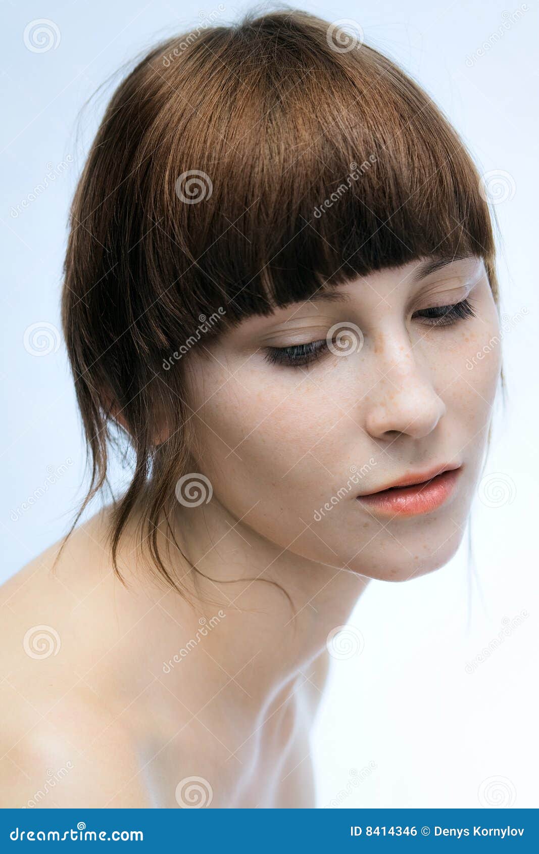 Calm girl portrait stock photo. Image of candid, girl - 8414346