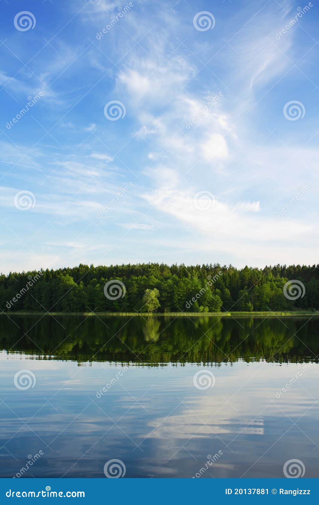 Calm lake stock image. Image of peaceful, blue, lakeside - 20137881