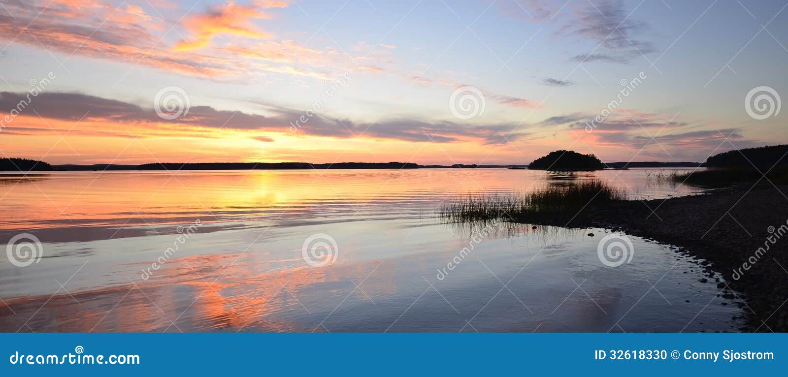 Calm lake reflection stock photo. Image of colorful, europe - 32618330