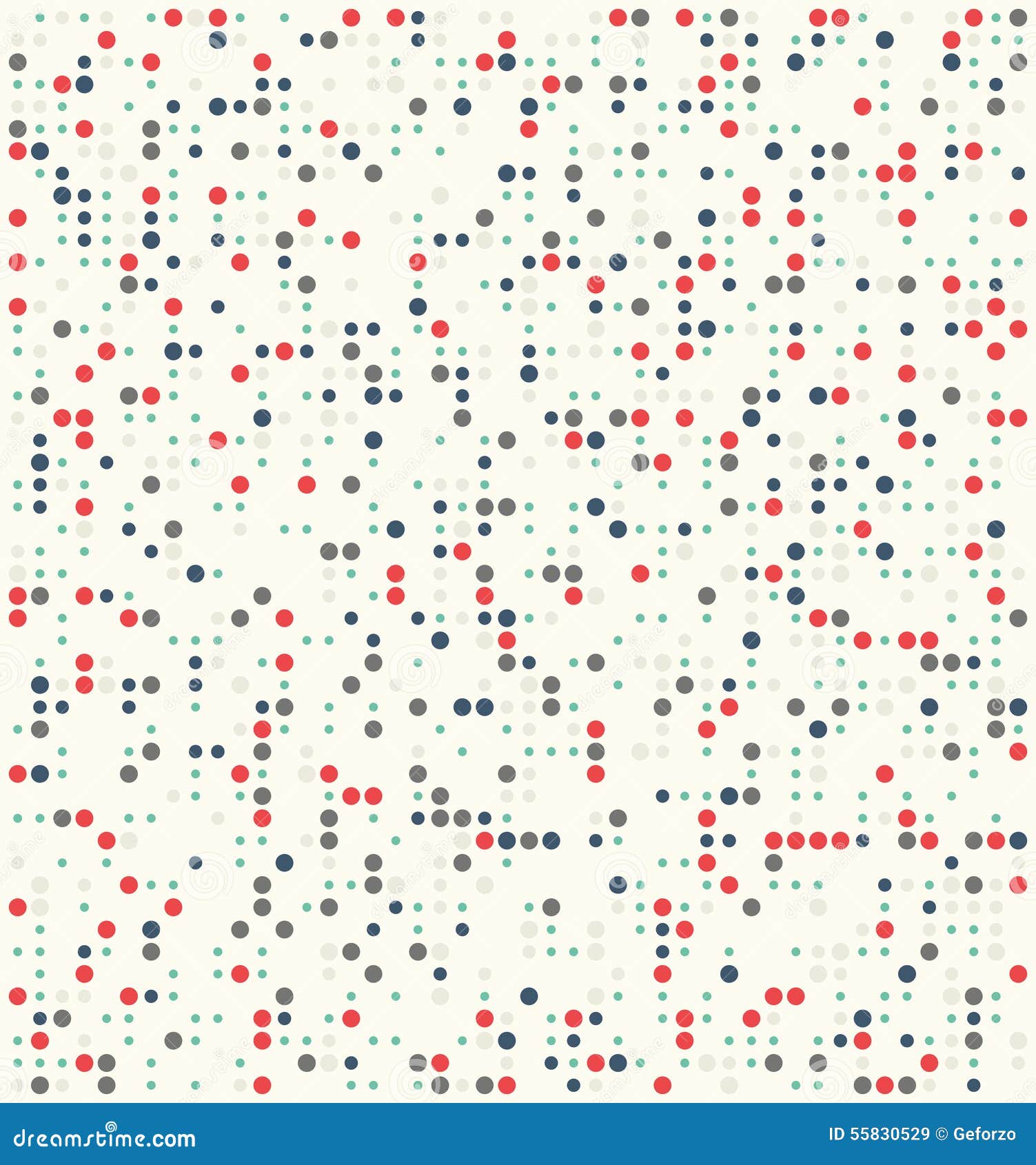 Random Polka Dot Pattern Cartoon Vector | CartoonDealer.com #112382153