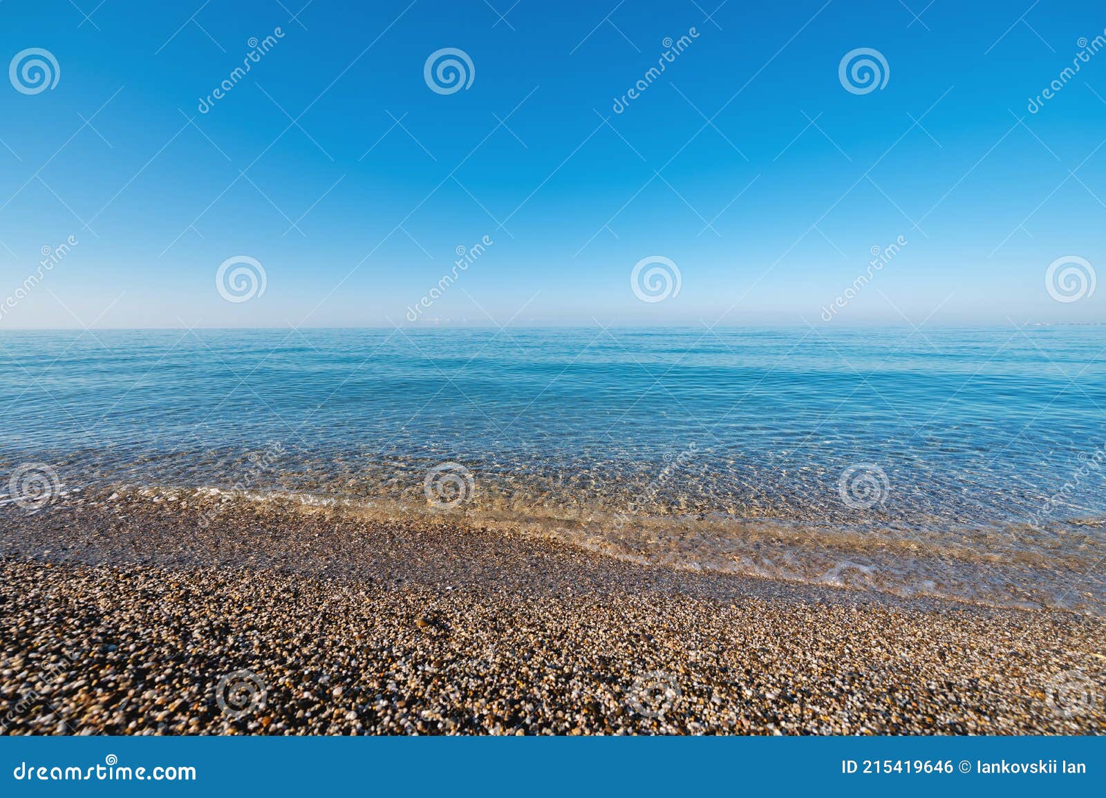 Calm Morning Sea. Small Waves in Calm Conditions Stock Photo - Image of ...