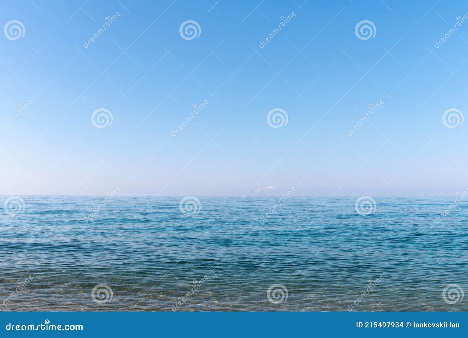 Calm Morning Sea. Small Waves in Calm Conditions Stock Photo - Image of ...