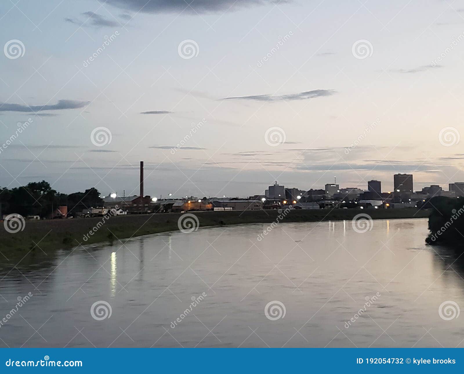 Calm night in our city stock photo. Image of city, horizon - 192054732