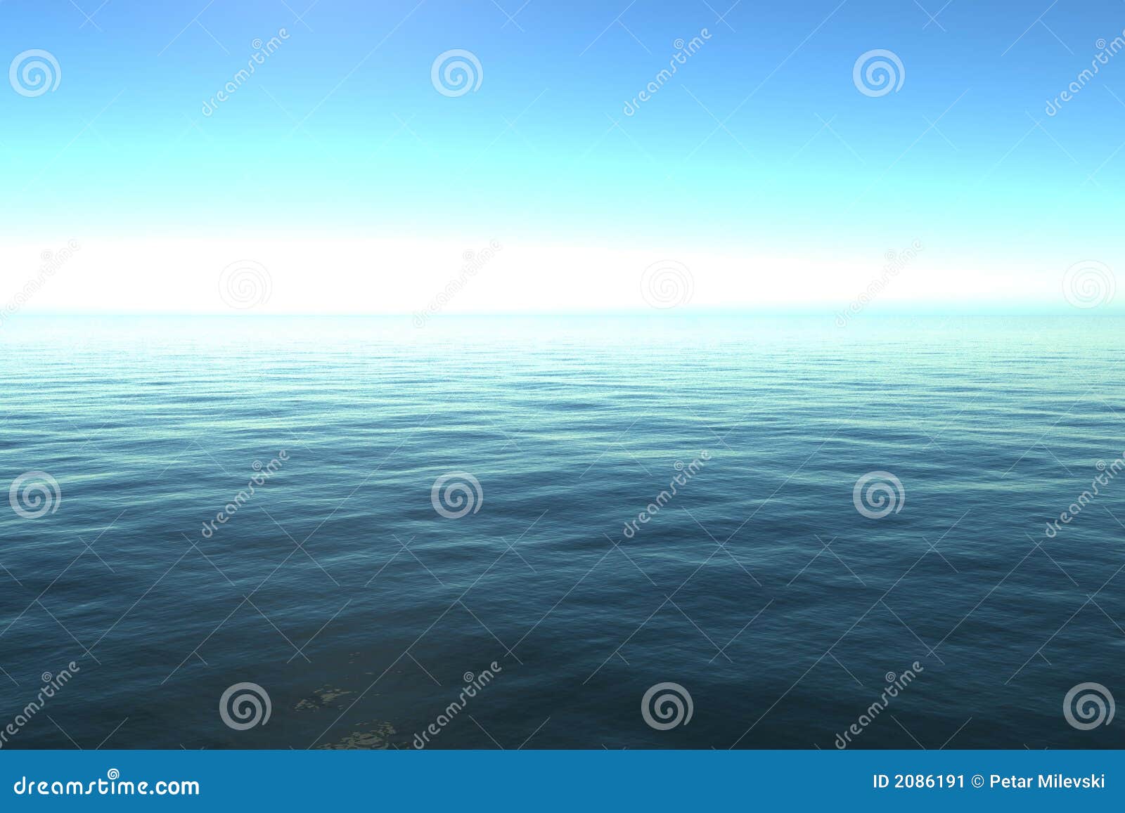 Calm ocean stock illustration. Illustration of yacht, ship - 2086191