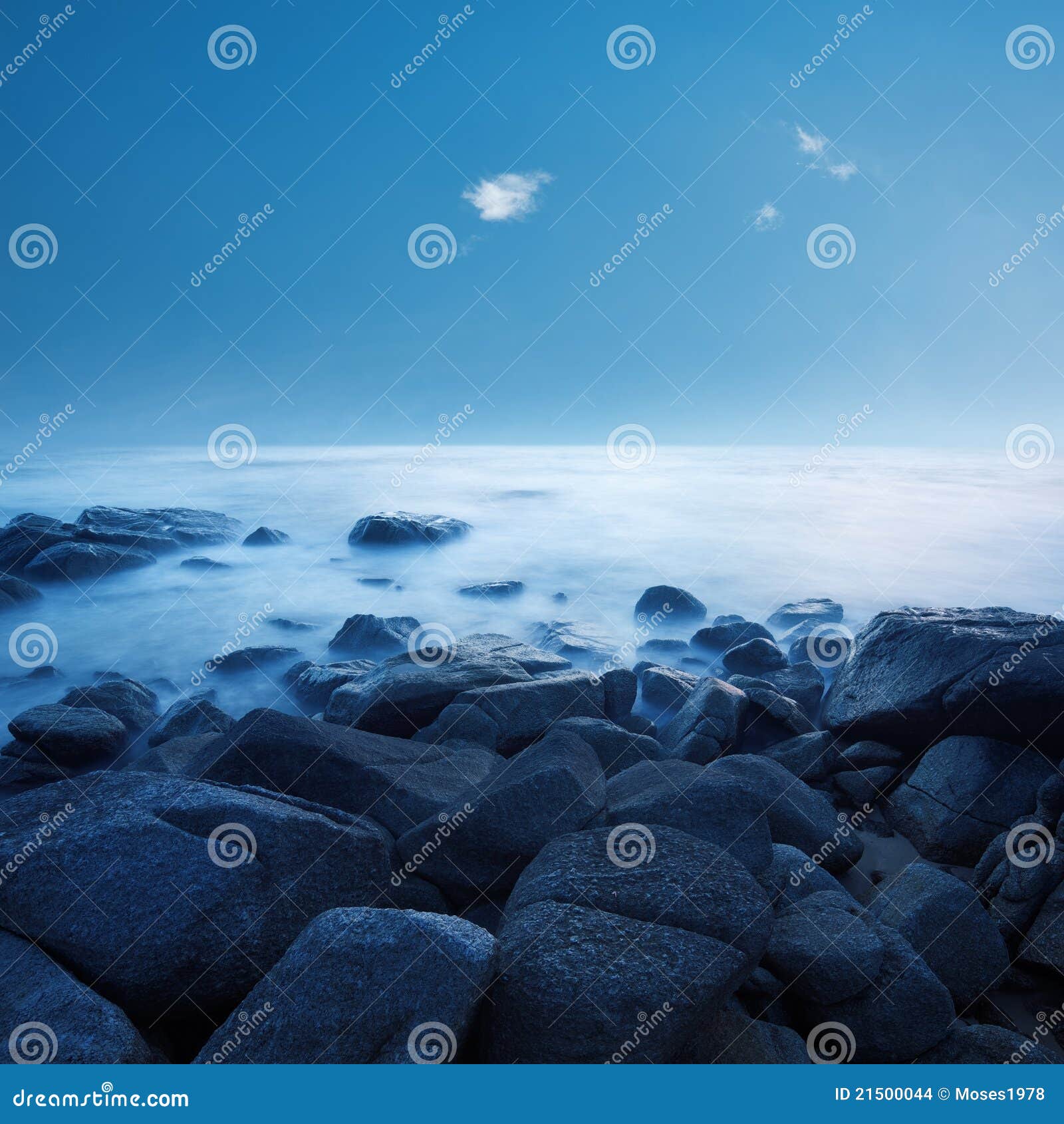 Calm ocean stock photo. Image of dark, scenics, exposure - 21500044