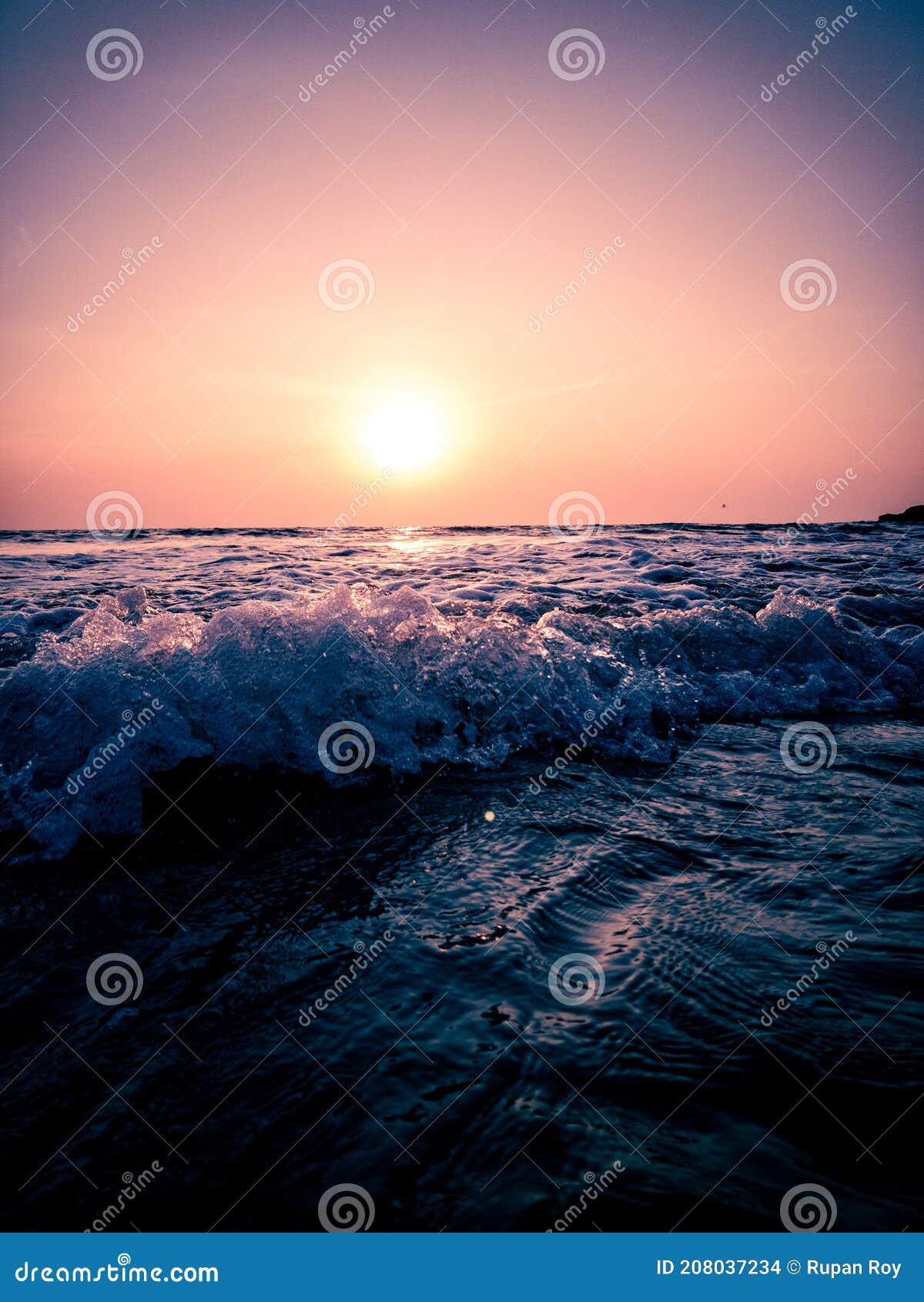 The calm ocean waves stock photo. Image of waves, calm - 208037234