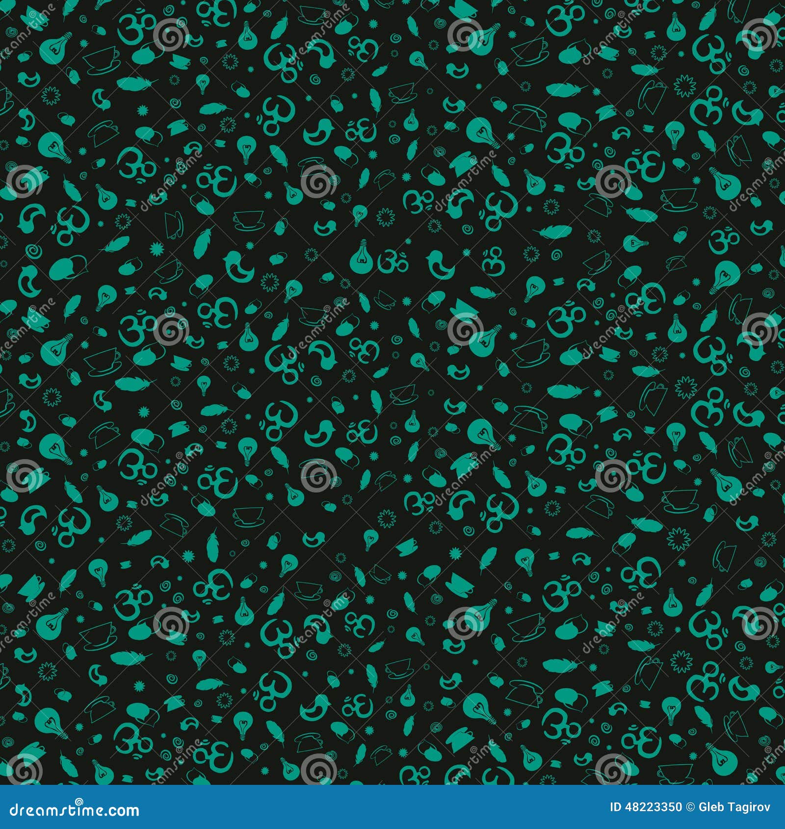 Calm Pattern Vector Illustration | CartoonDealer.com #48223350