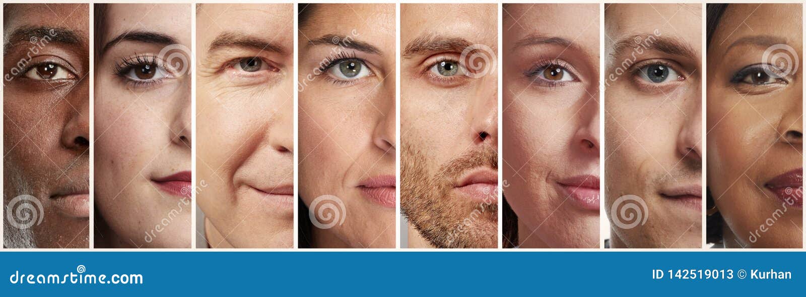 Calm people faces stock image. Image of portrait, background - 142519013
