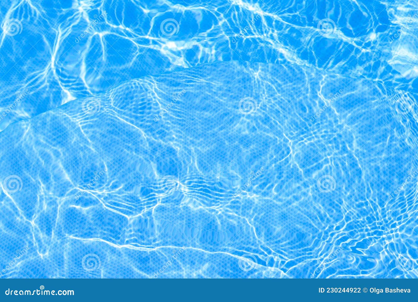 Calm Pool with Clear Water. Abstract Water Texture Top View Stock Photo ...