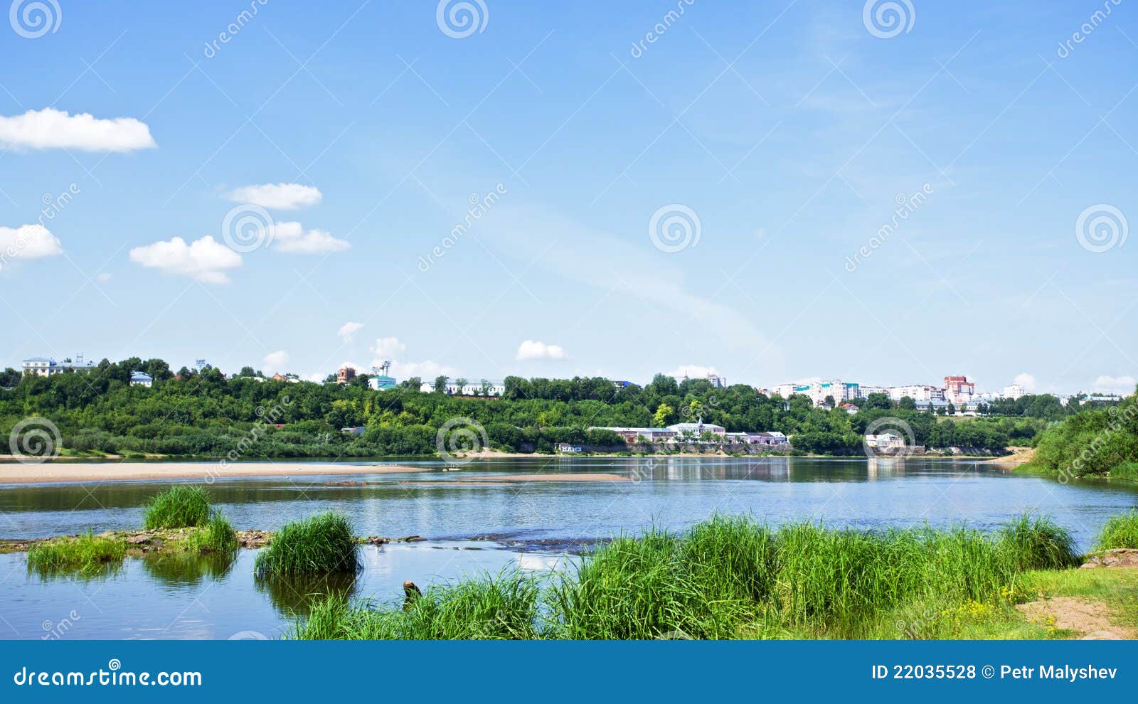 Calm River stock photo. Image of landscape, environment - 22035528