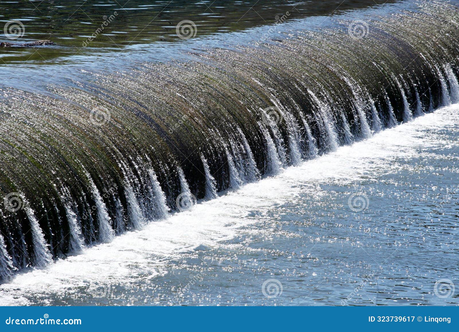 Close-up Shot of Turbulent Water. Stock Image - Image of splashes, shot ...
