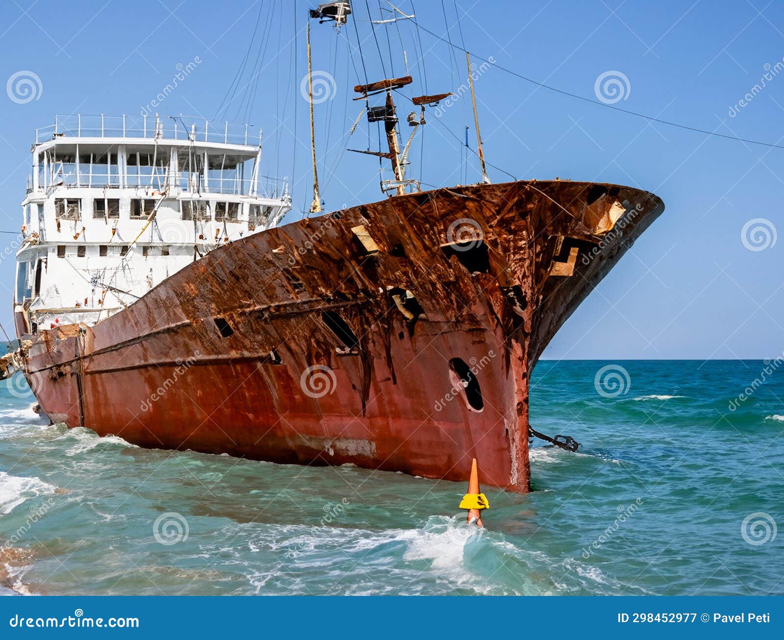 Calm and rough seas stock image. Image of channel, tourism - 298452977