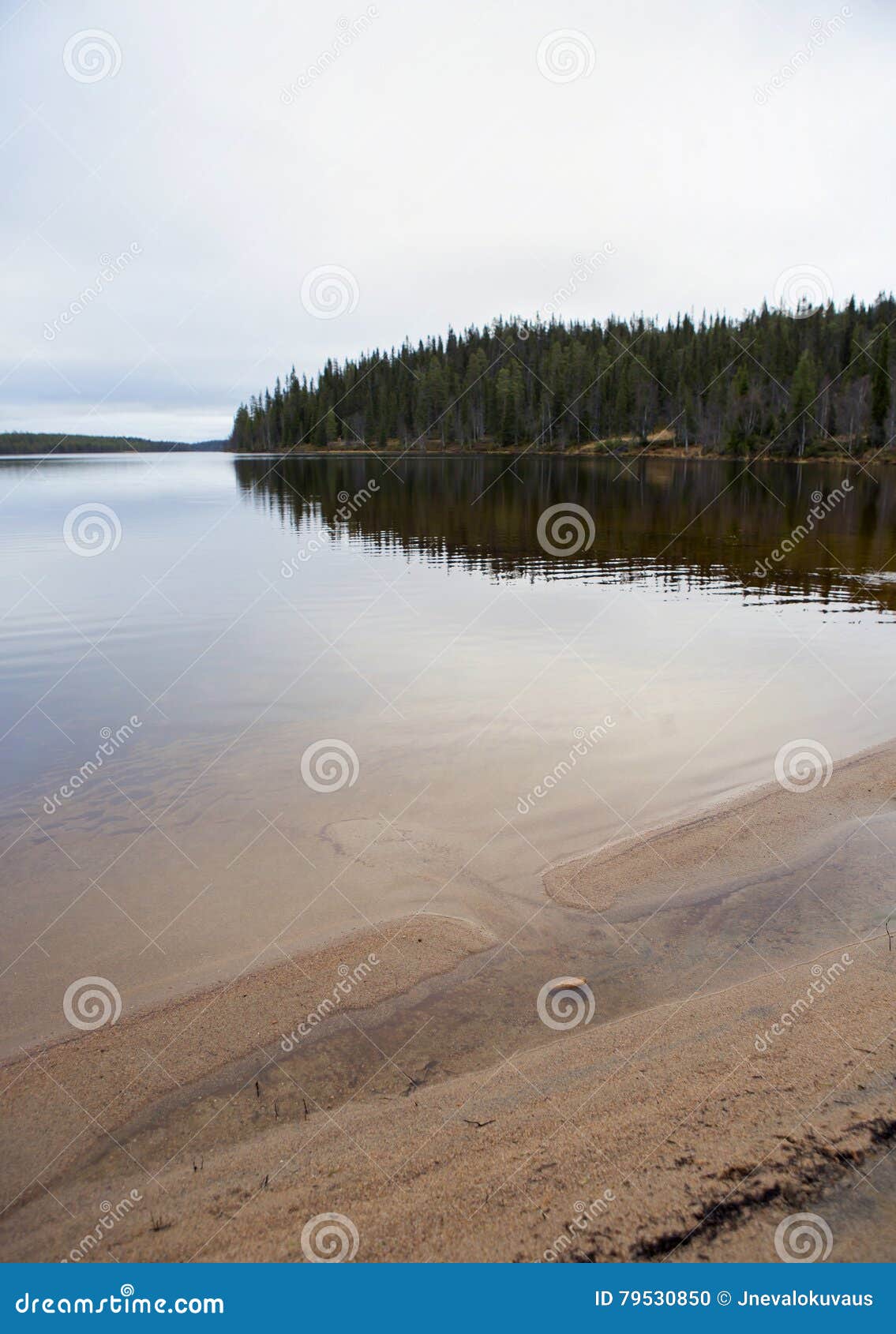 Calm scenery. stock photo. Image of light, blue, colorful - 79530850