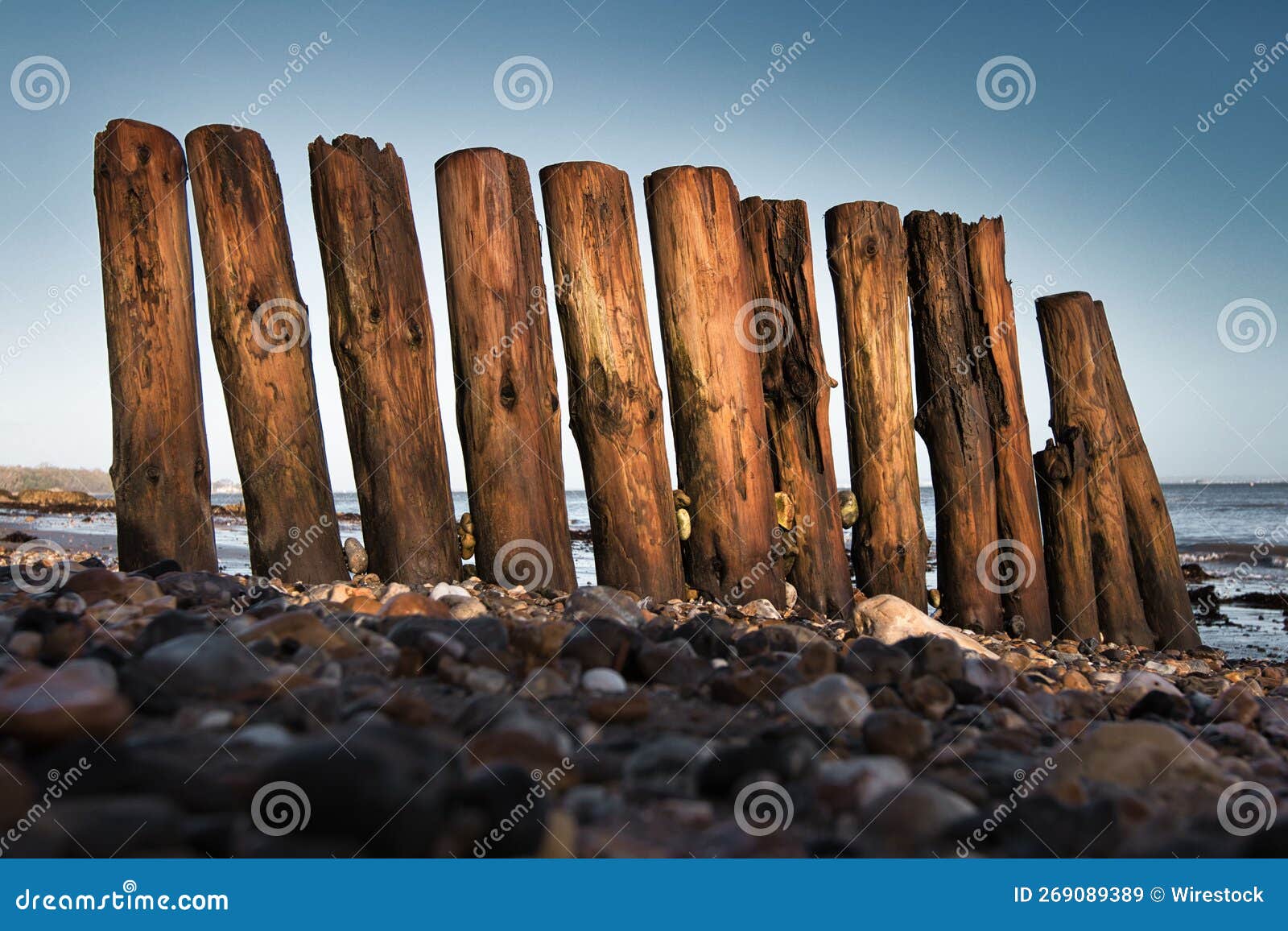 Calm Scenery at the Rocky Beach in Isle of Wight Stock Image - Image of ...