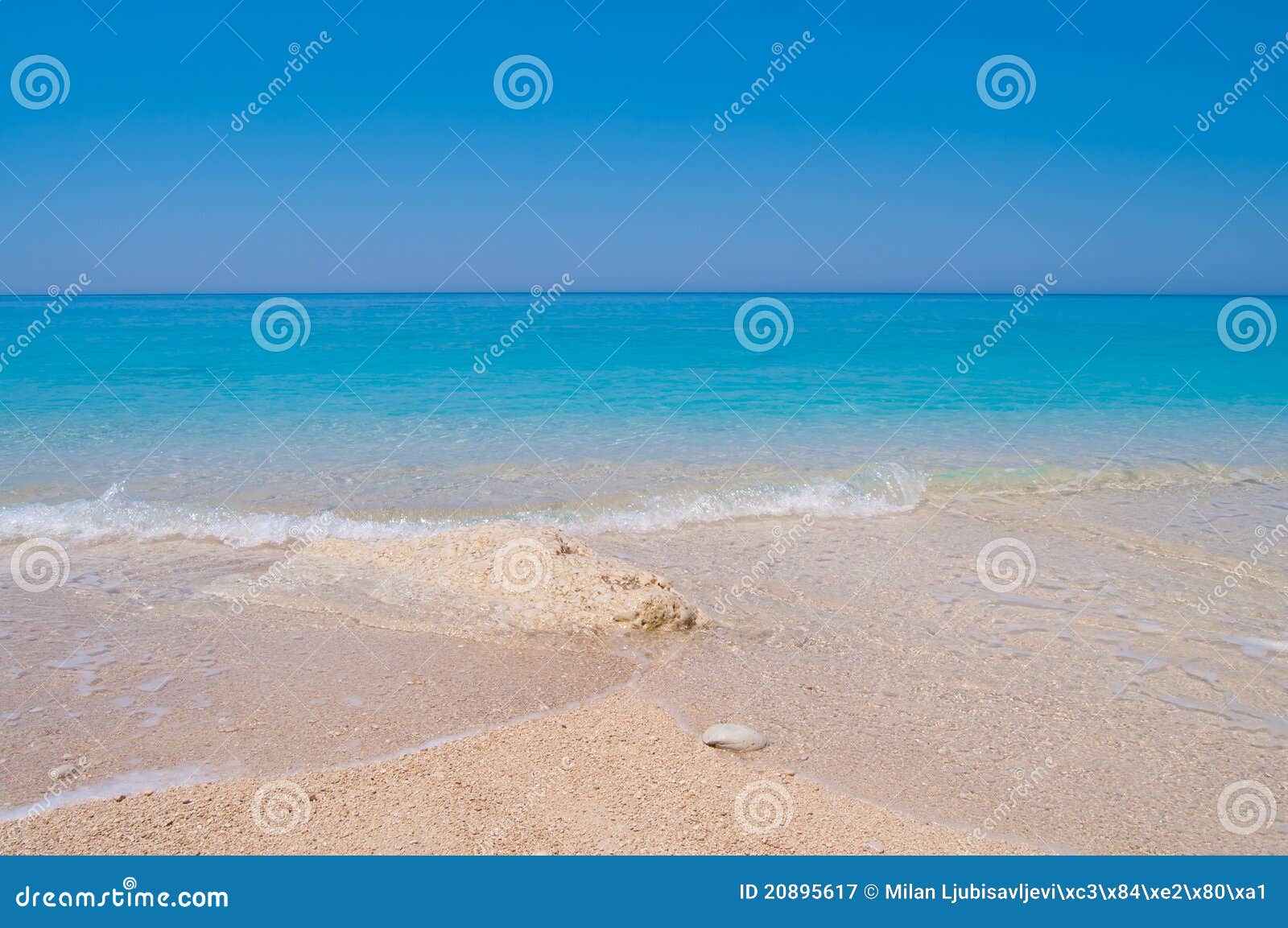 Calm Sea stock image. Image of beach, landscape, paradise - 20895617