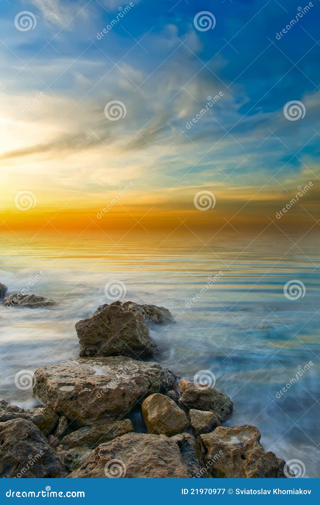 A calm sea stock image. Image of landscape, great, ripple - 21970977