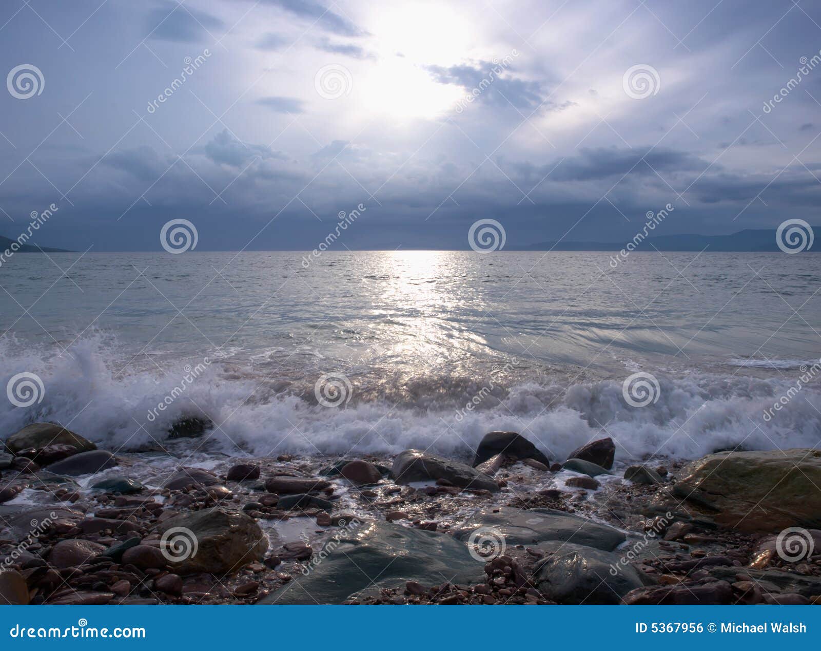 Calm Sea stock photo. Image of coast, water, calm, ireland - 5367956