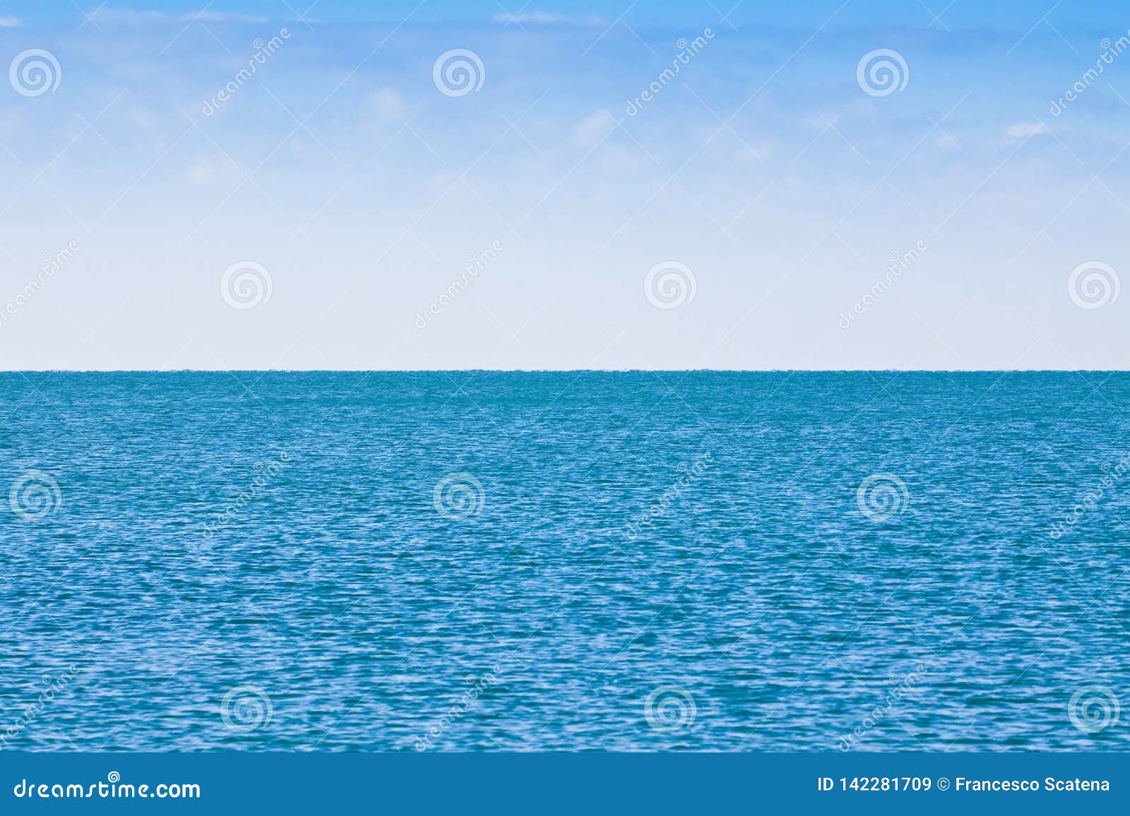 Calm Sea Background - Concept Image with Copy Space Stock Image - Image ...