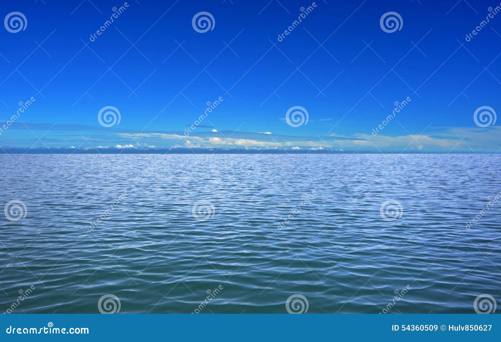 Calm Sea and Blue Clear Sky Stock Image - Image of clear, still: 54360509