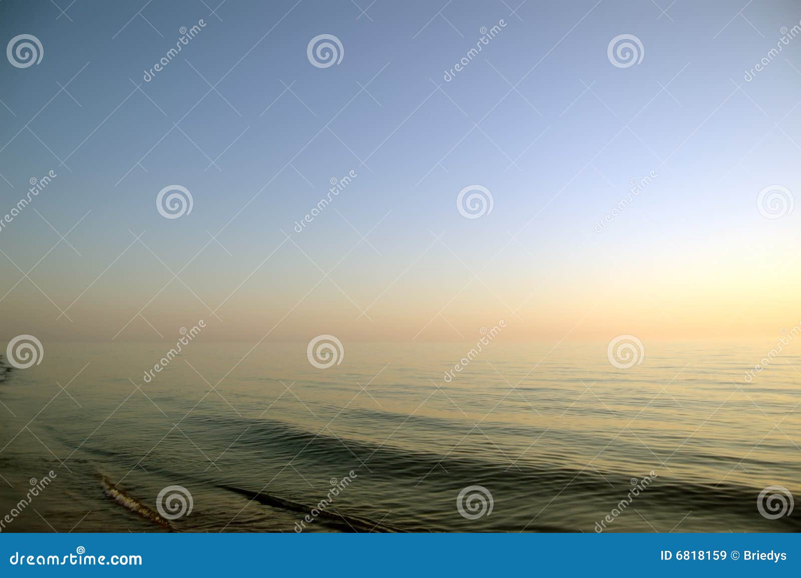 Calm Sea in the Evening, Clear Sky Stock Image - Image of dream ...