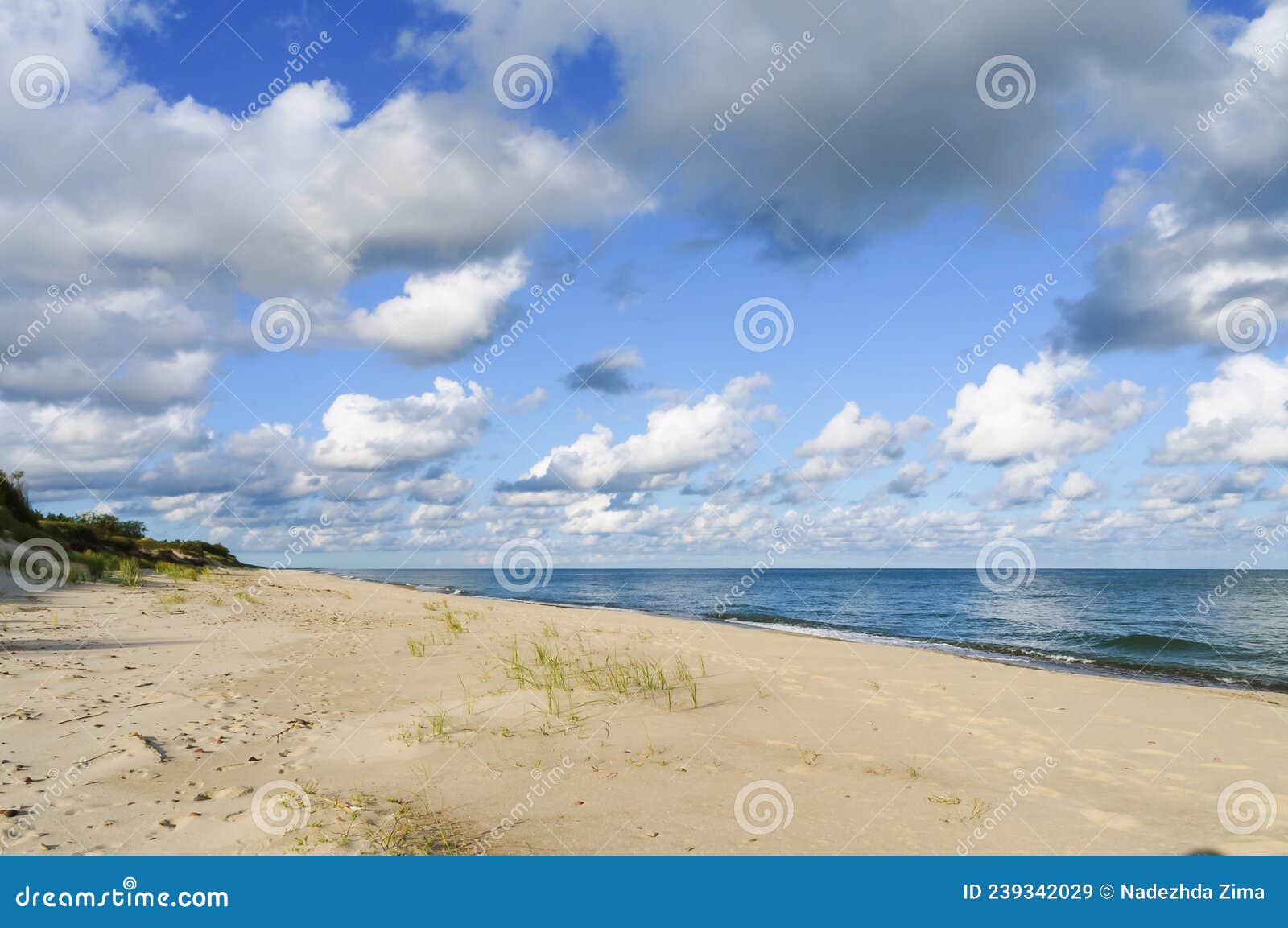 The Calm Sea. the Quiet on the Sea. Sea without Waves. Seascape Stock ...