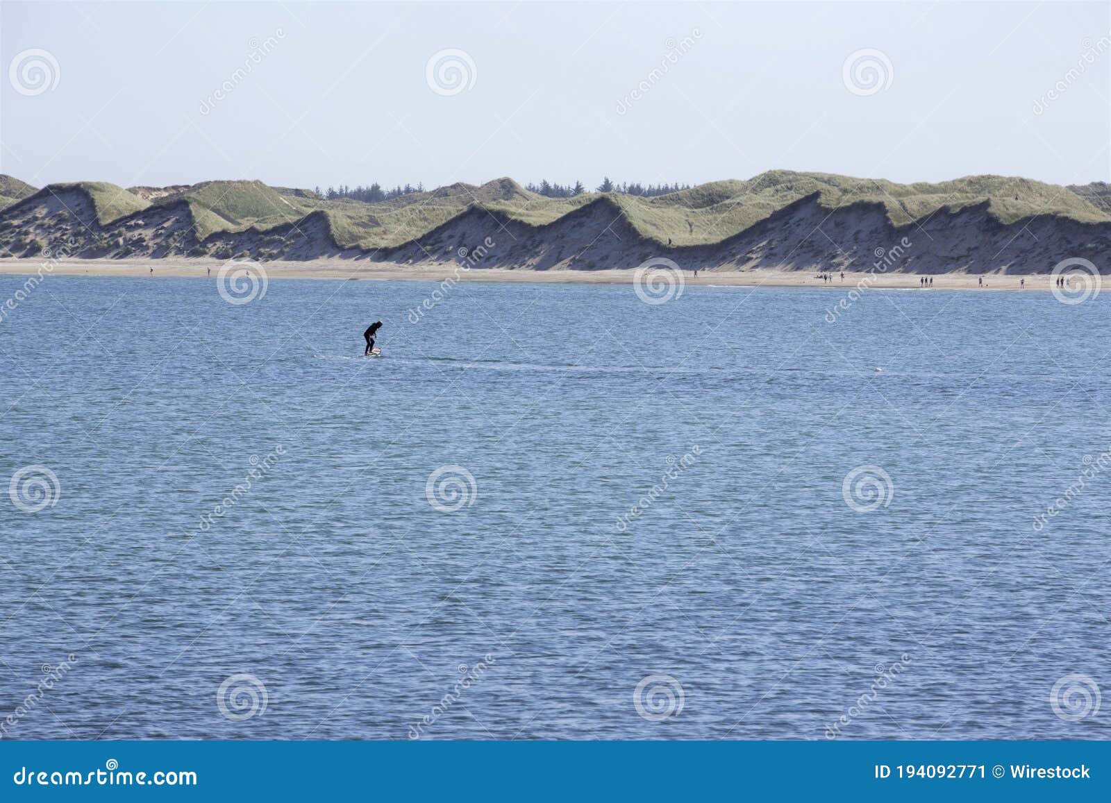 Calm Sea Under the Blue Sky in Denmark Stock Image - Image of blue ...