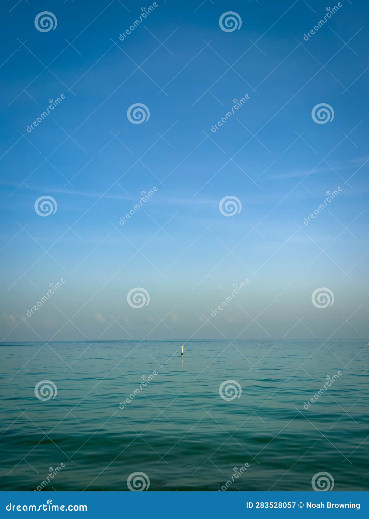 Calm Ocean stock image. Image of ocean, waves, clouds - 283528057