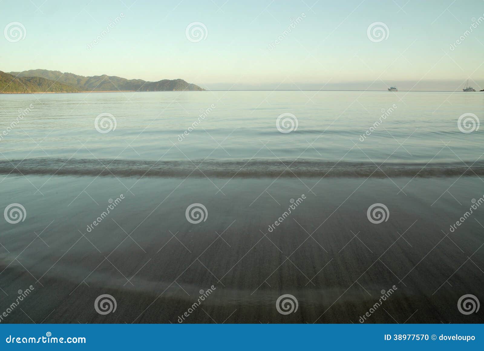 Shoreline stock photo. Image of shore, calm, headland - 38977570