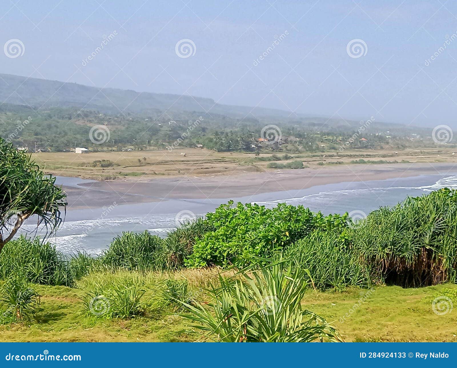 The Calm Side of Southern Java Coast Stock Image - Image of beaches ...