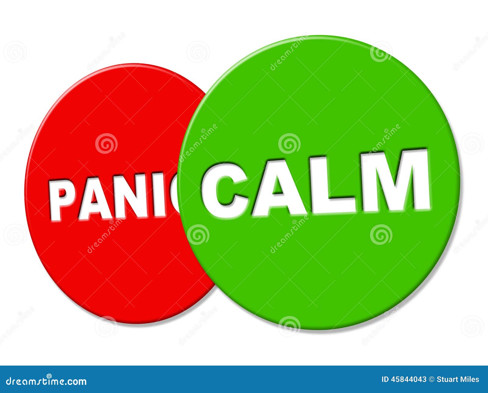 Calm Sign Shows Break Peace and Relaxed Stock Illustration ...