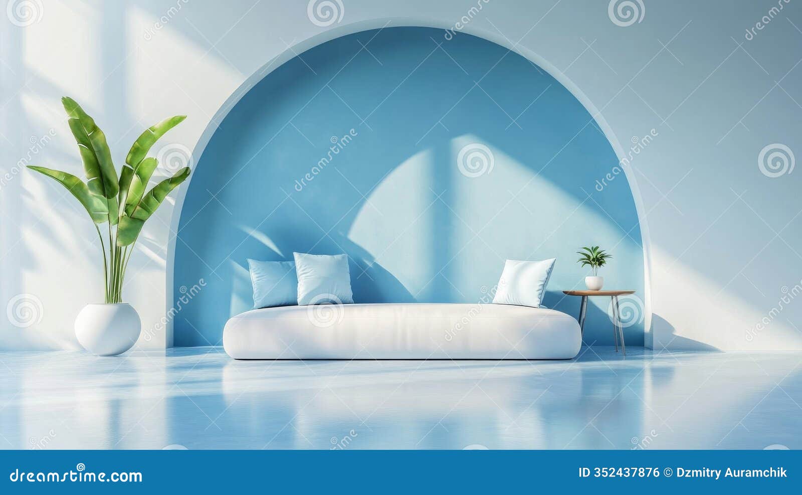 Calm and Simple Interior Design Featuring Circular Architecture and ...