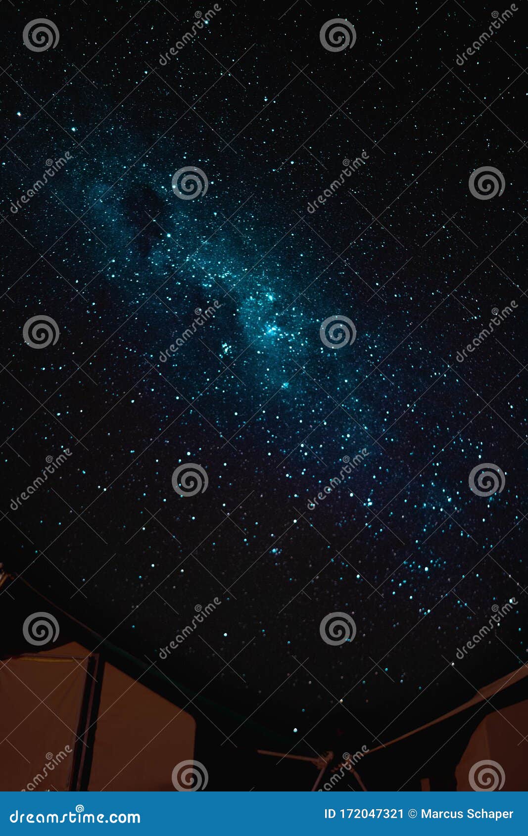 Aqua starry night stock image. Image of calm, stars - 172047321