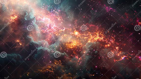 The Calm Stillness of Space is Interrupted by Bursts of Dazzling Colors ...