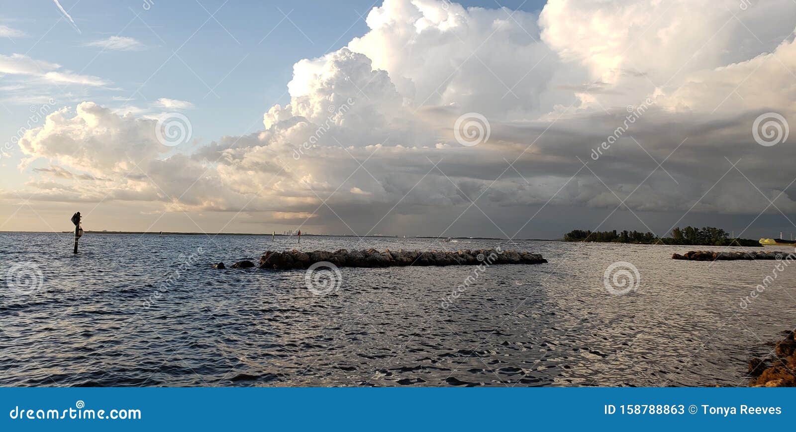 Calm before the storm stock image. Image of storm, beach - 158788863