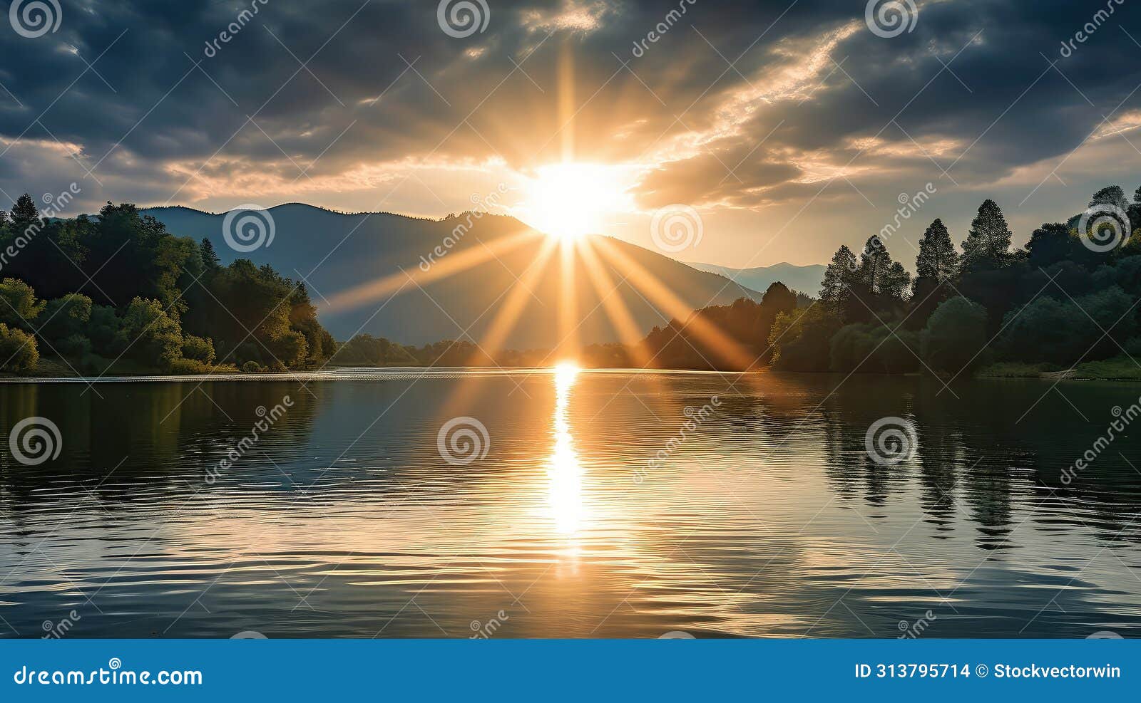 Calm sun ray pattern stock illustration. Illustration of reflection ...