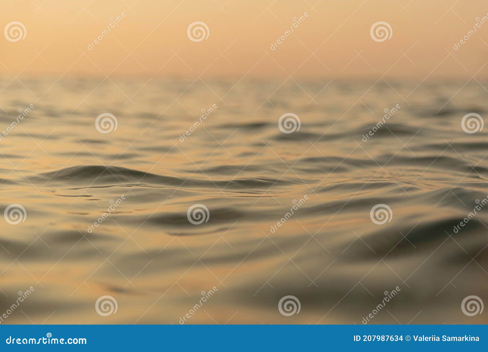 Calm Texture at Sea. Tropical Background with Water and Sky Stock Photo ...
