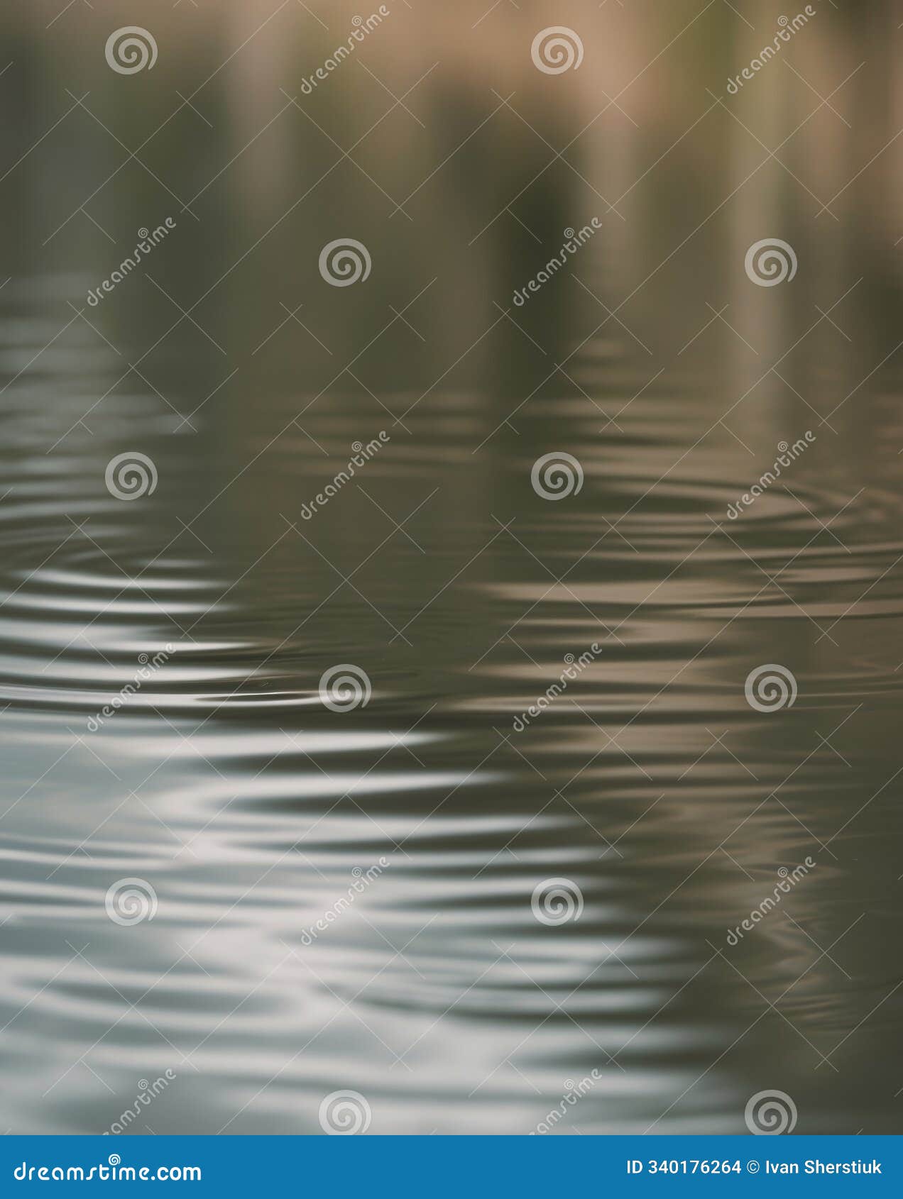 Calm Water Ripple Reflection in Nature Scene. Stock Photo - Image of ...