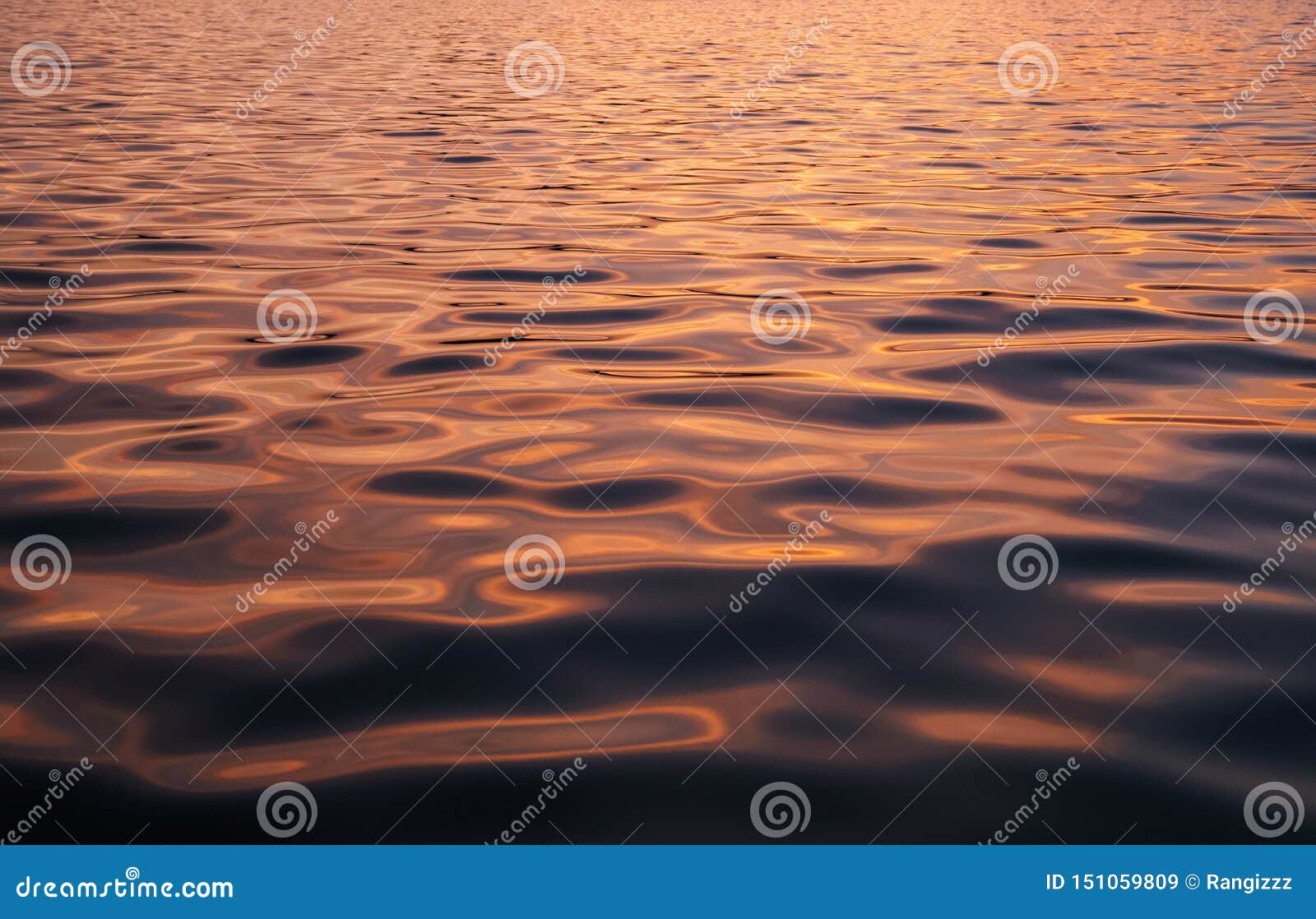 Calm Water Surface Background At The Sunset Stock Image - Image of deep ...