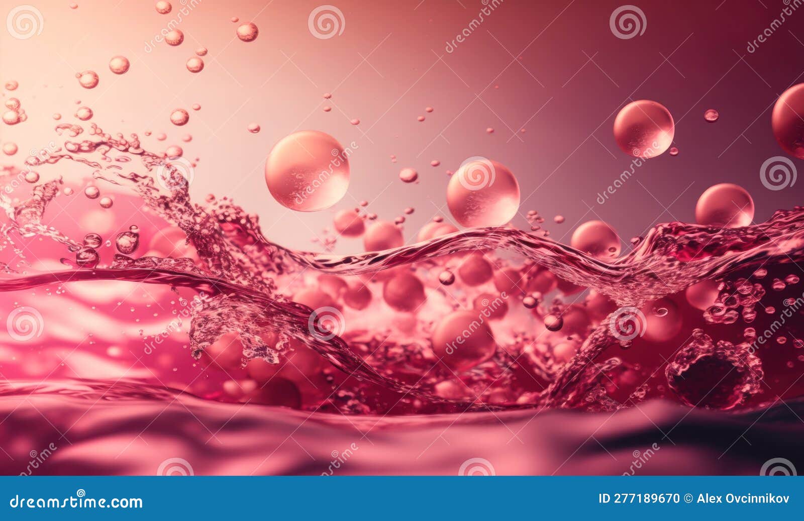 Calm Water Surface Texture with Splashes and Bubbles for Web and Print ...