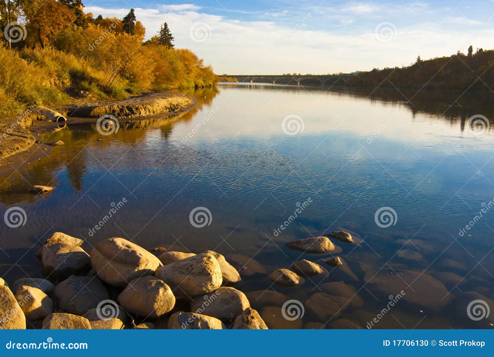 Calm Waters of the River stock photo. Image of natural - 17706130